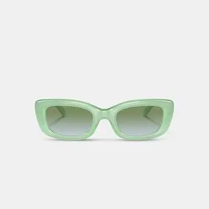 COACH C Hardware Narrow Rectangle Sunglasses - Mint