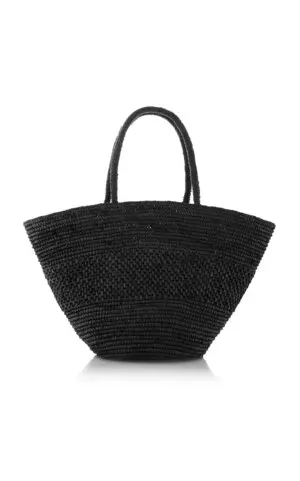 THE ROW Emilie Woven Raffia Tote Bag