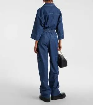 Valentino Garavani Vgold Wide-leg Cargo Jeans