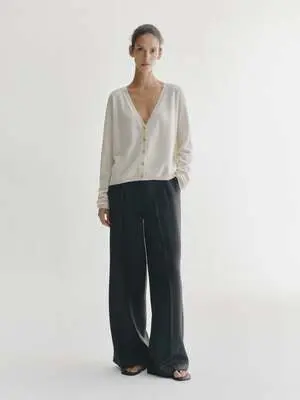 LISA YANG LISA YANG The Abby Cardigan Cream
