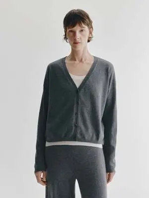 LISA YANG The Abby Cashmere Cardigan - Graphite