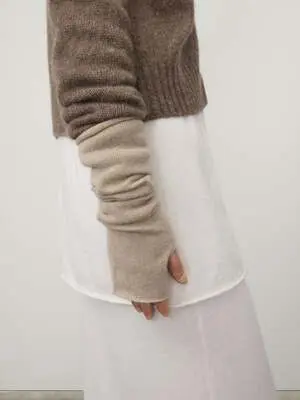 LISA YANG Aspen Arm Warmers - Sand