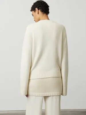 LISA YANG STORE The Danni Cashmere Cardigan - Cream