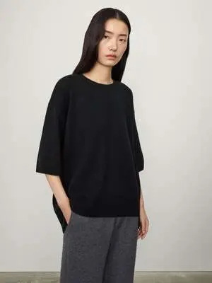 LISA YANG Camille Sweater - Black