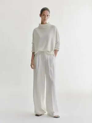 LISA YANG Sandy Cashmere Sweater - Cream
