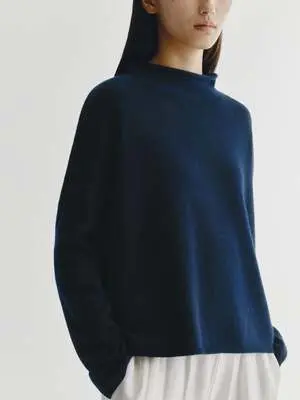 LISA YANG The Sandy Sweater - Navy