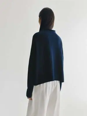 LISA YANG The Sandy Sweater - Navy