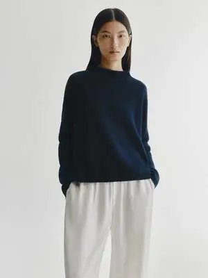 LISA YANG The Sandy Sweater - Navy