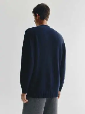 LISA YANG The Wilson Cashmere Cardigan - Navy