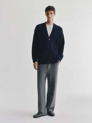 LISA YANG The Wilson Cashmere Cardigan - Navy