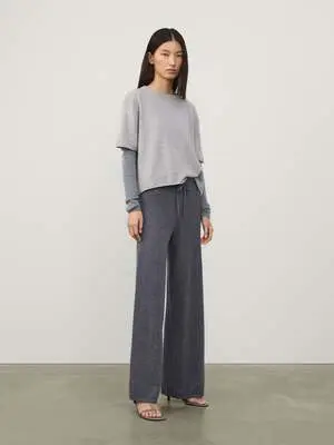 LISA YANG Sofi Cashmere Trousers - Graphite