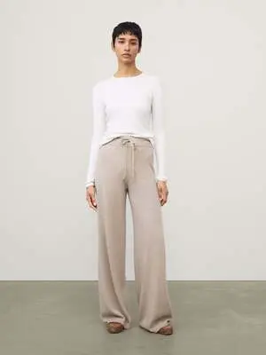 LISA YANG Sofi Cashmere Trousers - Sand