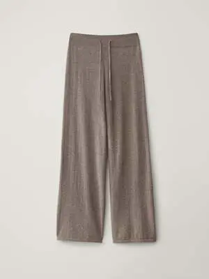 LISA YANG Sofi Cashmere Trousers - Truffle