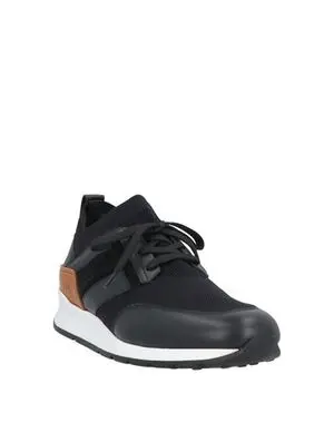 TOD'S Leather And Textile Fiber Sneakers - Black