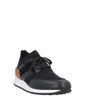 TOD'S Leather And Textile Fiber Sneakers - Black