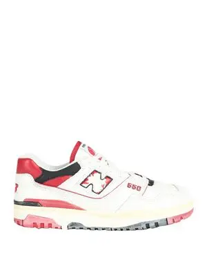 NEW BALANCE Leather Sneakers - White
