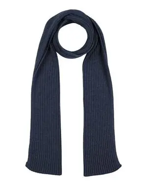GRAN SASSO Man Scarf Taupe Size - Virgin Wool Slate Blue