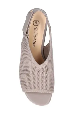 BELLA VITA Marin Slingback Sandal - Natural Knit