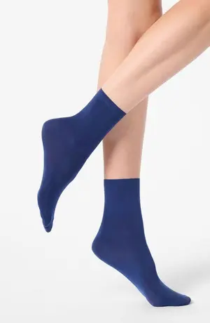Oroblu Stretchy Crew Socks Marine