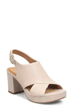 SOFFT Liv Slingback Platform Sandal - Tapioca