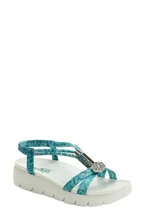 ALEGRIA BY PG LITE Roz Slingback Sandal - Aqua Flora