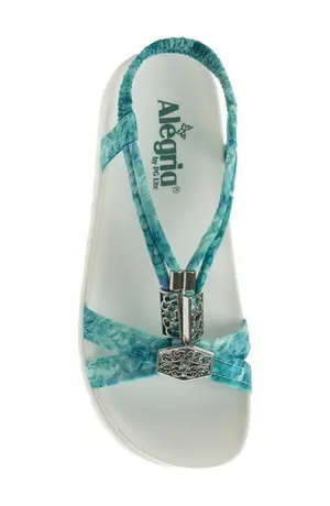 ALEGRIA BY PG LITE Roz Slingback Sandal - Aqua Flora