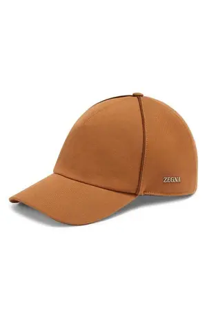 Zegna Cotton And Wool Baseball Cap