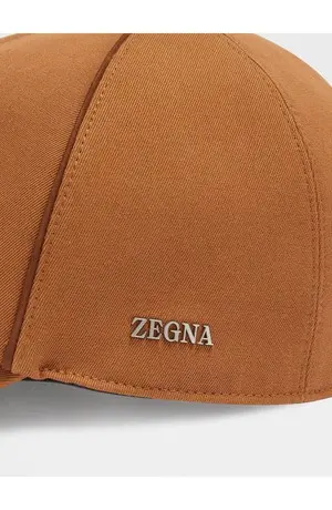 Zegna Cotton And Wool Baseball Cap