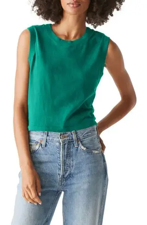 Michael Stars Michael Stars Johnnie Crewneck Tank Kelly
