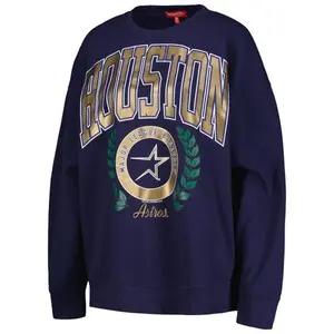 Mitchell & Ness Houston Astros Cooperstown Collection Logo Pullover Sweatshirt
