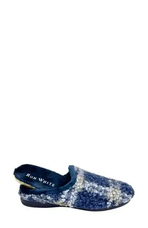 Ron White Lily Mule Slipper - Blueberry