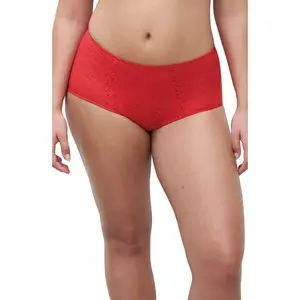 Chantelle Norah Comfort High Waist Briefs - Poppy Red