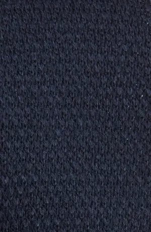 Zegna Oasi Linen Knit Tie - Blue