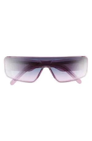 Rick Owens Performa Shield Sunglasses - Violet Temple/violet Lens