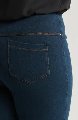 Lyssé Essentials Ankle Baby Bootcut Jeans - Indigo