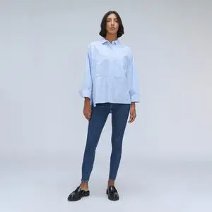 Everlane Way-high Skinny Jean - Mid Blue