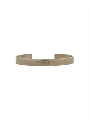 MAISON MARGIELA Rigid Logo Bracelet - Silver