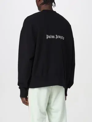 Palm Angels Logo Sweatshirt - Navy