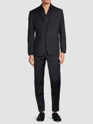 Corneliani Wool Crystal Lapel Tuxedo