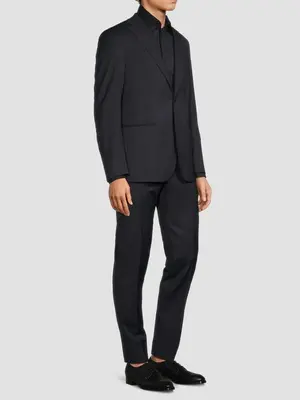 Corneliani Wool Crystal Lapel Tuxedo