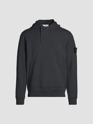 Stone Island Core Cotton Fleece Hoodie - Navy Blue