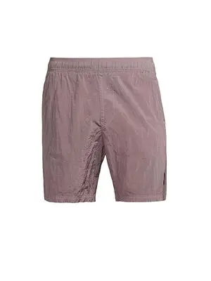 Stone Island Solid Swim Trunks Pink
