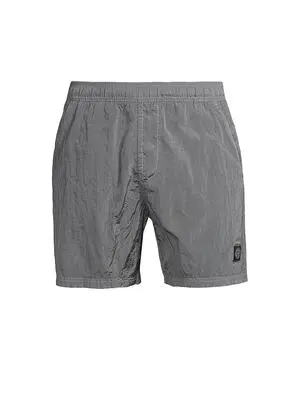 Stone Island Solid Swim Trunks Sky Blue
