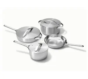 CARAWAY Home Stainless Steel Cookware Set - Silver
