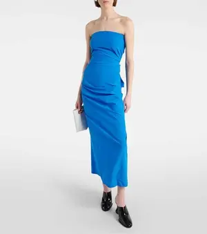 proenza schouler odette strapless maxi dress celebstyleguide on LTK