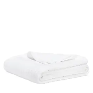 LANDS DOWNUNDER Herringbone Coverlet - White