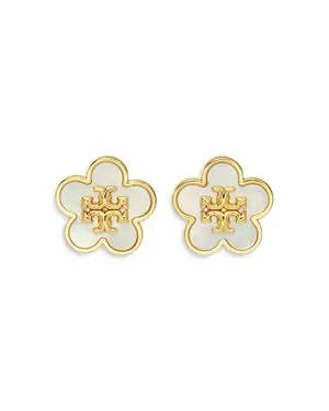 Tory Burch Kira Flower Stud Earrings