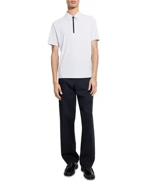 Theory Ryder Quarter Zip Polo - Vapor