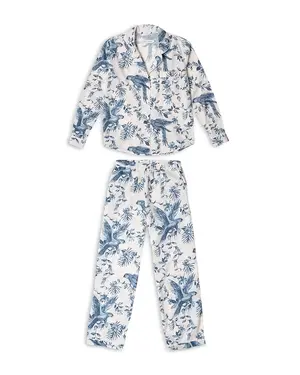 Desmond & Dempsey Soleia Printed Pajama Set