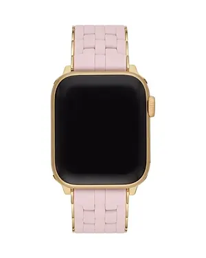 Michele Peony Pearlized Silicone Band For Apple Watch - Pink